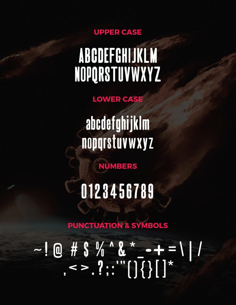 Corona Virus Font | Covid-19 Font – MasterBundles