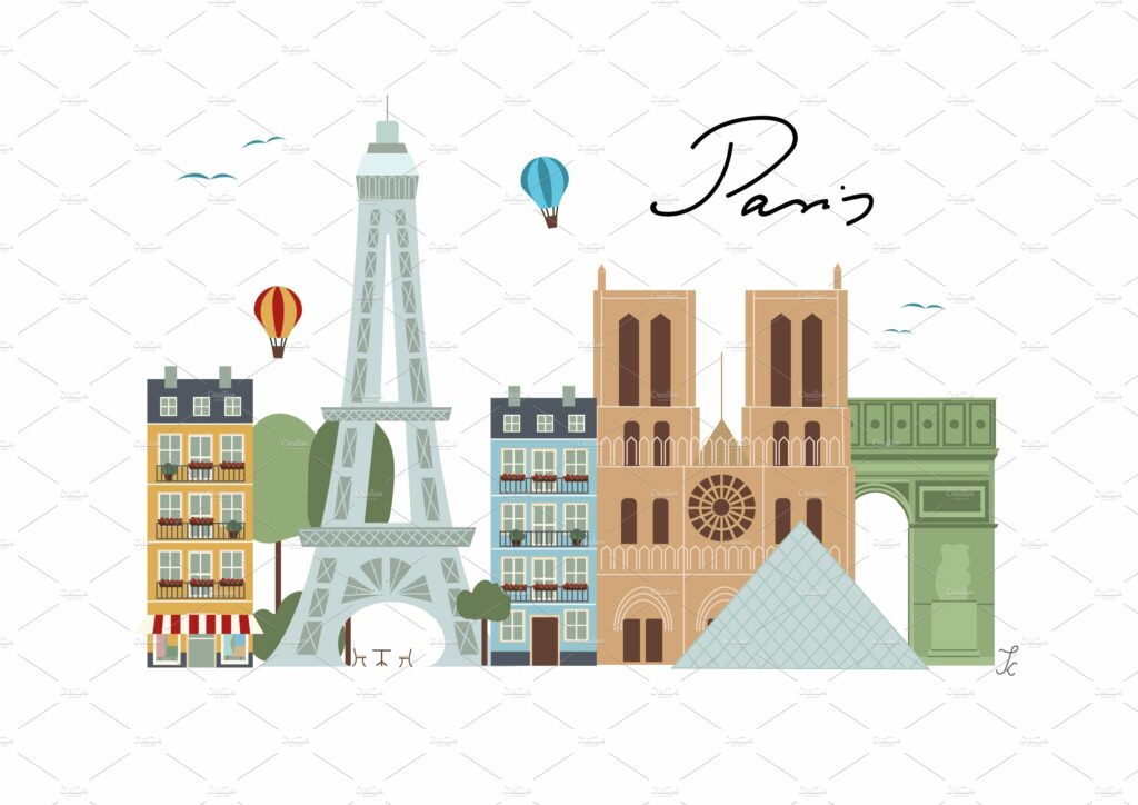 Paris map and vectors – MasterBundles