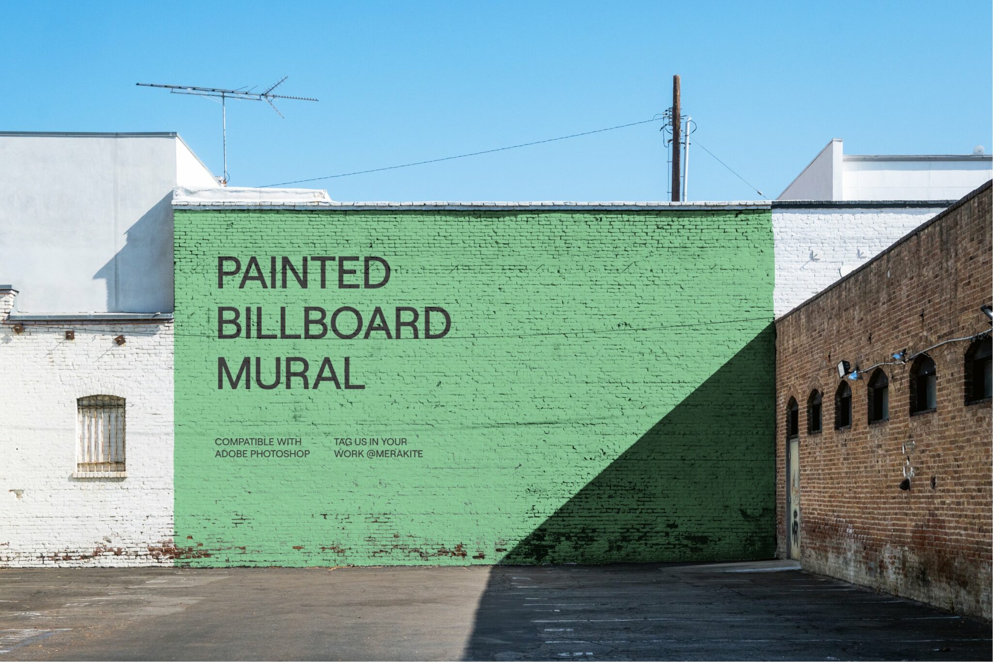 Parking Lot Mural Billboard Mockup – MasterBundles