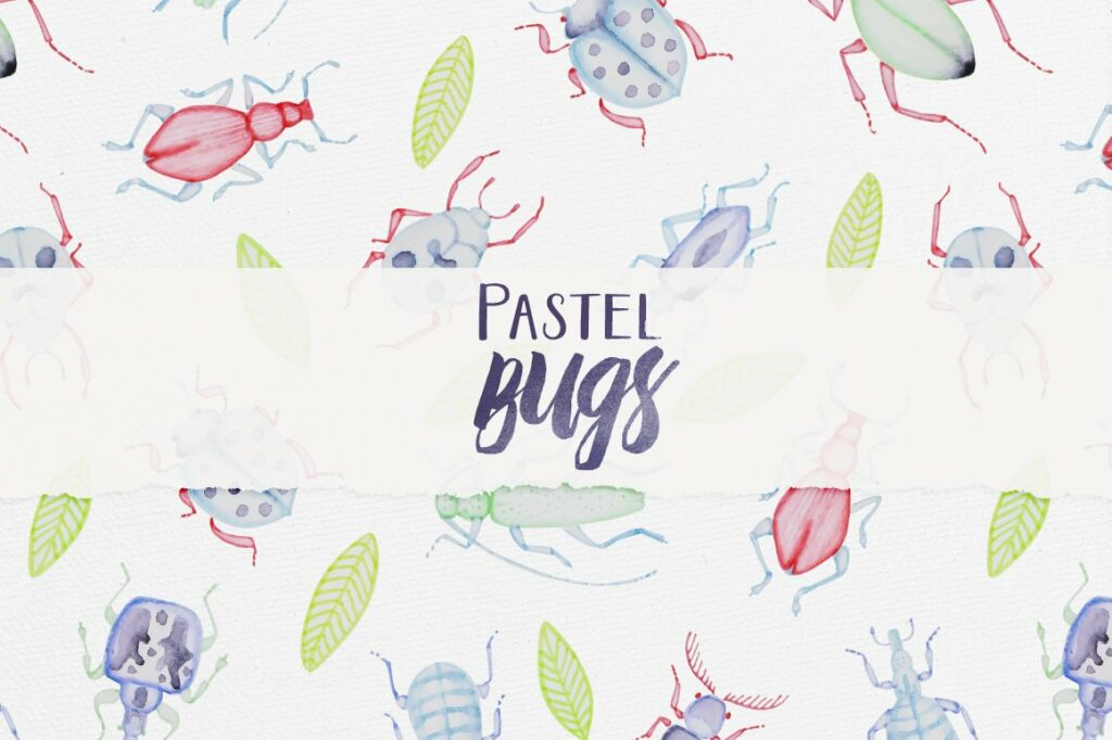 Pastel Bugs – MasterBundles
