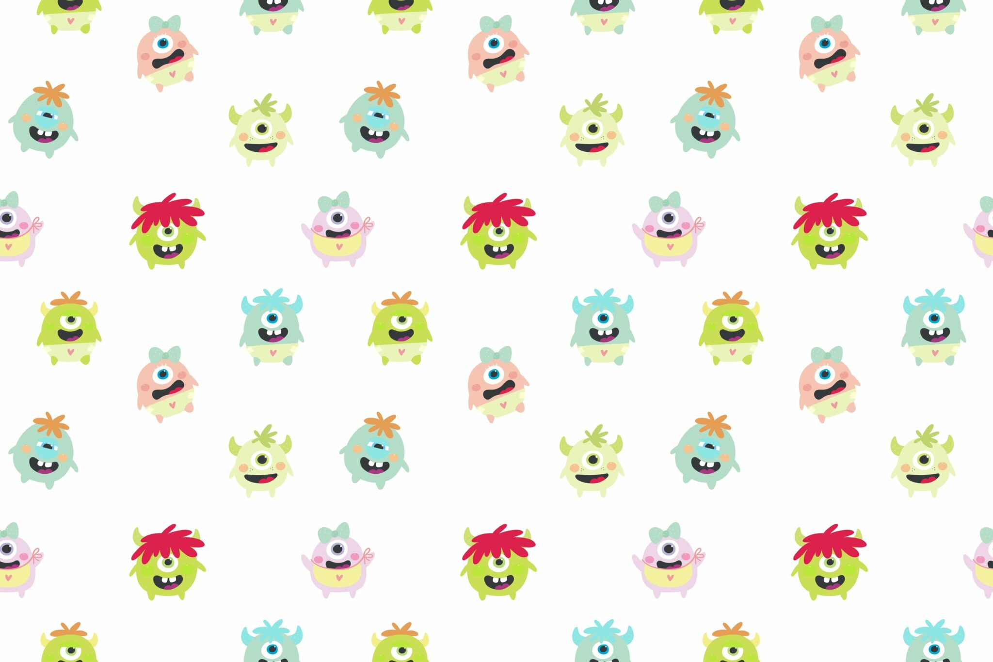 Cute vector monster – MasterBundles