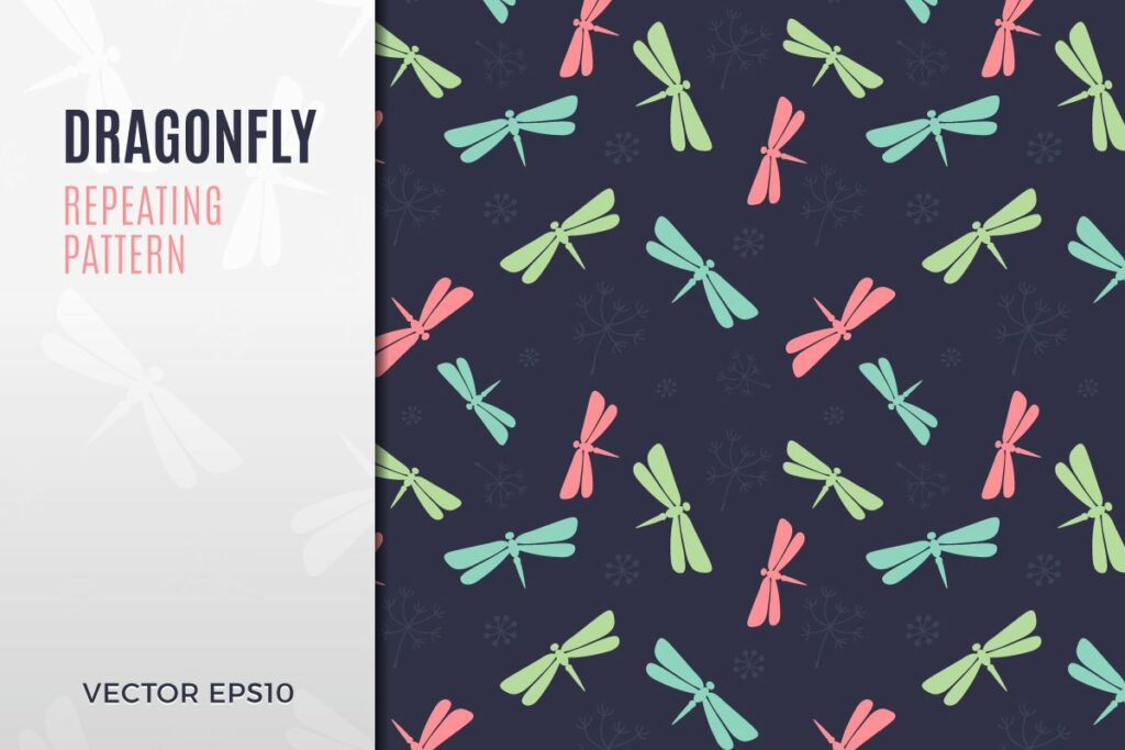 Dragonfly Pattern – MasterBundles