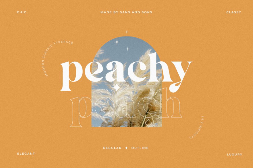 Peach - Modern Chic Serif – MasterBundles