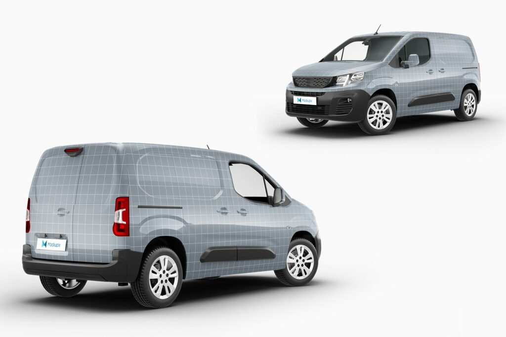 Delivery Car Mockup 5 – MasterBundles