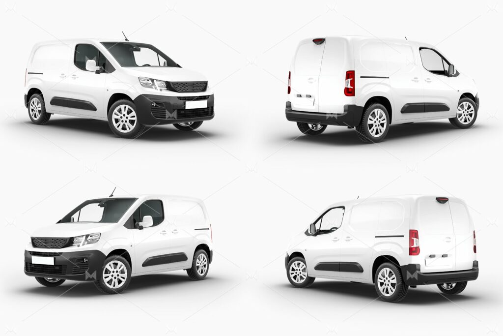 Delivery Car Mockup 5 – MasterBundles