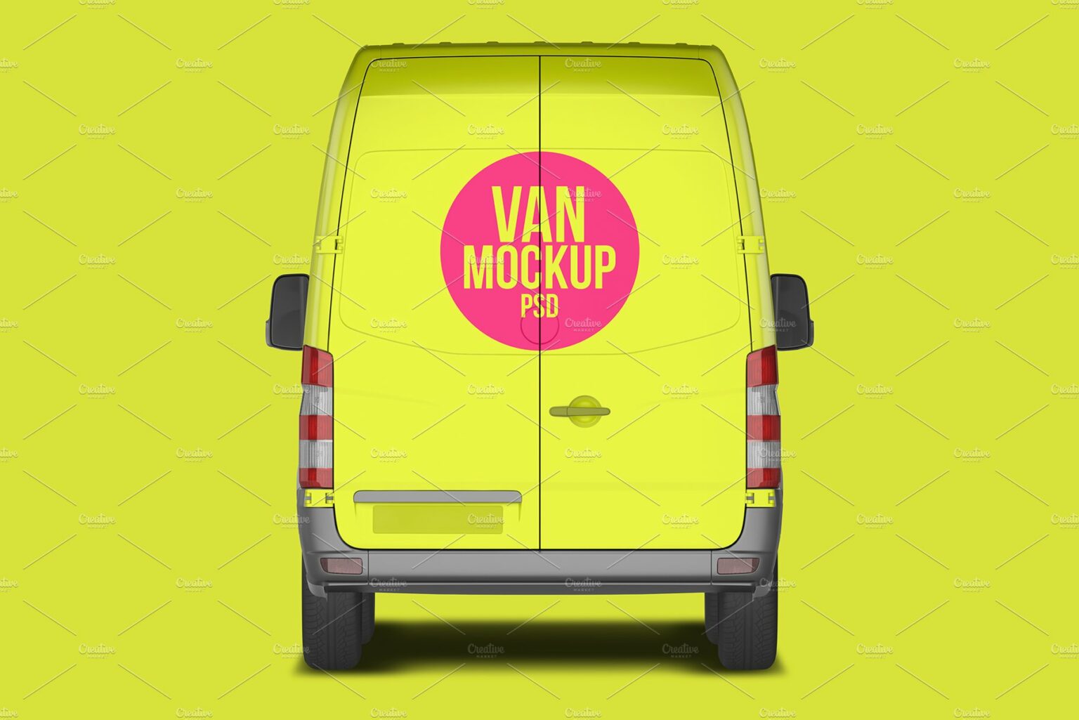 Transporter Van PSD Mockup – MasterBundles