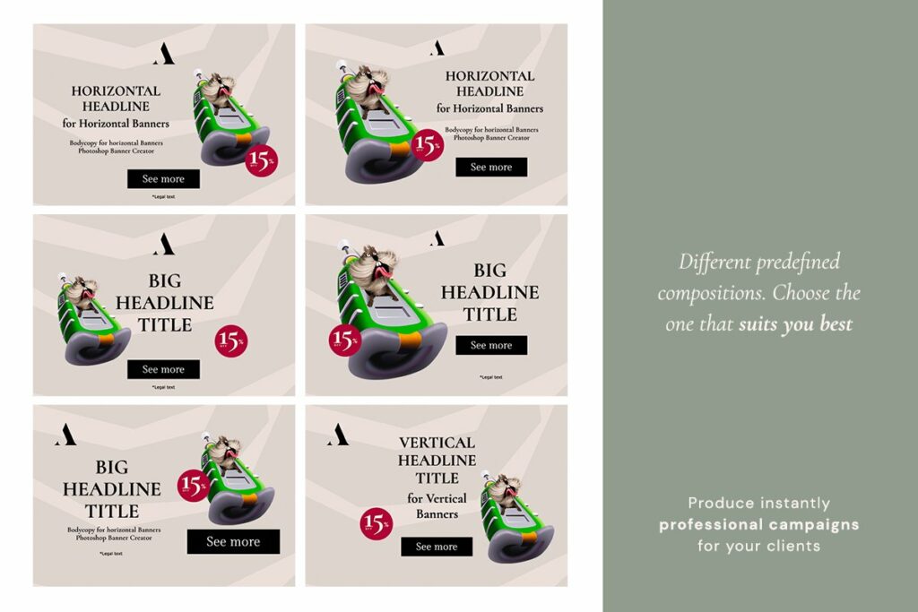 Photoshop Animated Banner Creator – MasterBundles