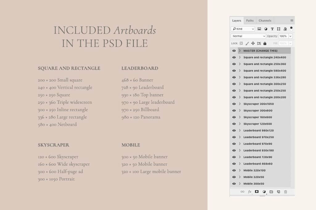 Photoshop Animated Banner Creator – MasterBundles