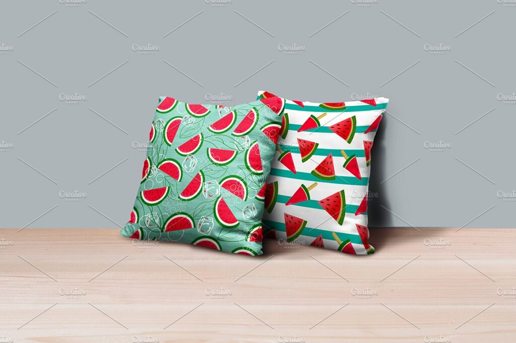 Two watermelon patterns. – MasterBundles