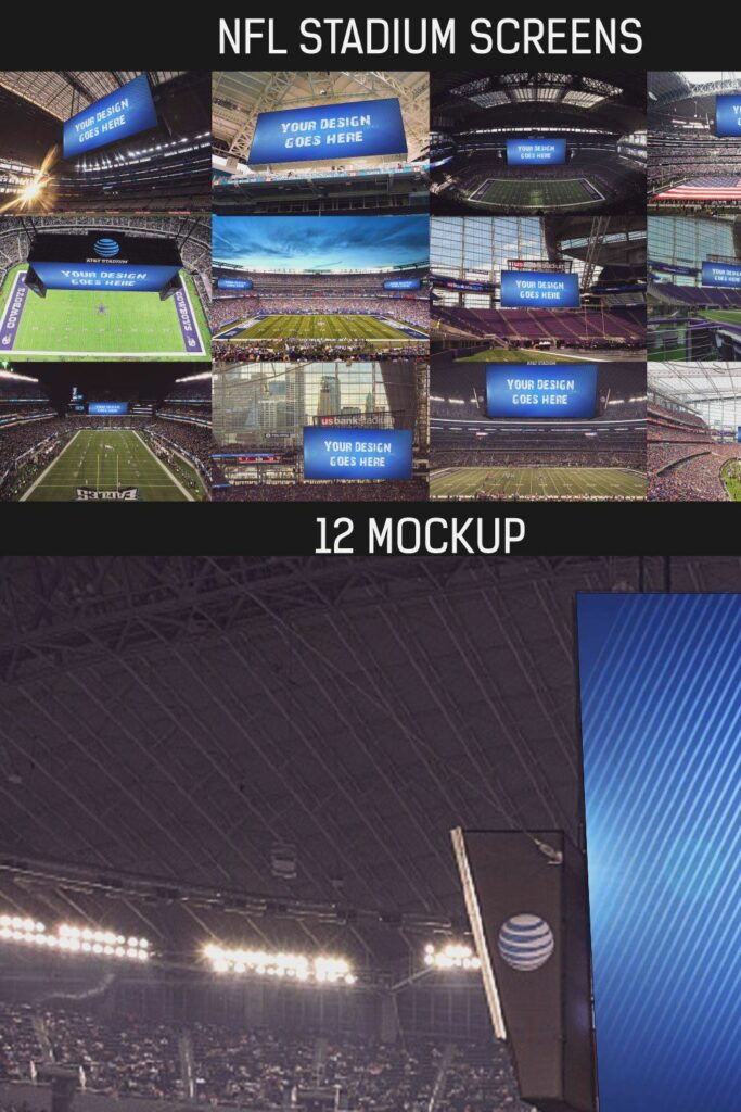 12 NFL Stadium Screen Mockup – MasterBundles