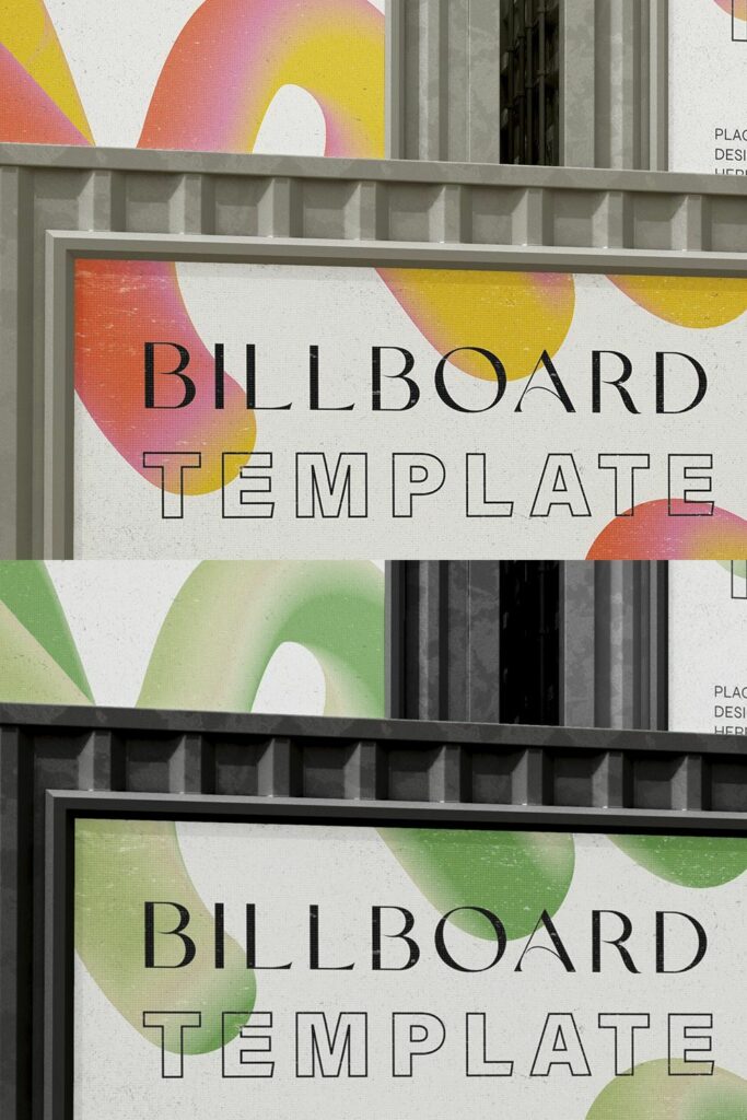 3d Billboards Mockup on Container – MasterBundles