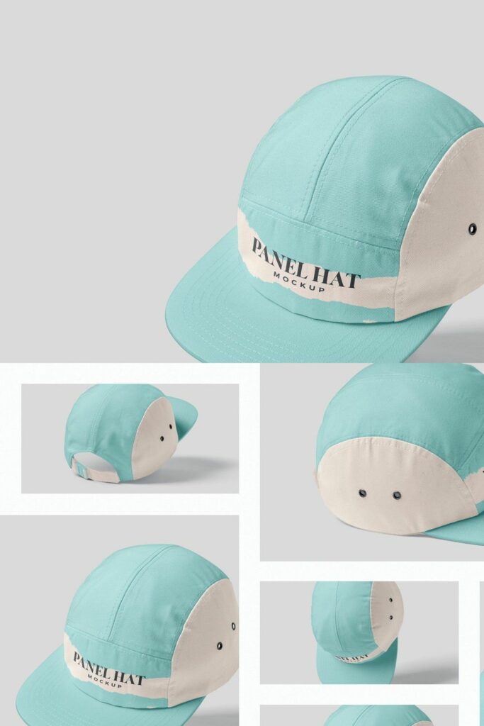 5 Panel Hat Mockups Masterbundles