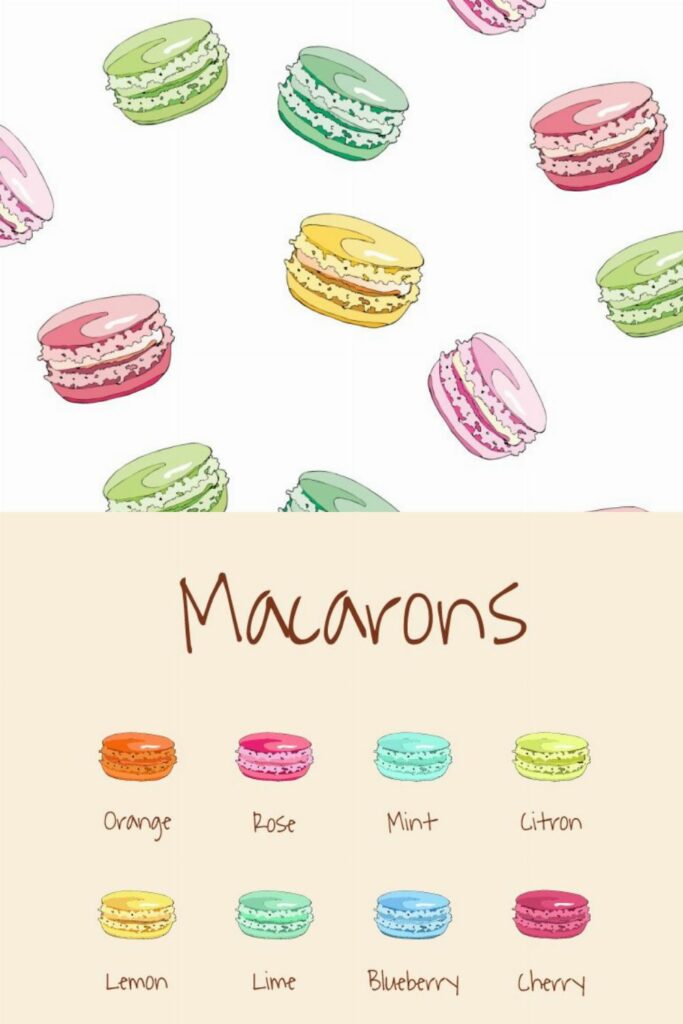 7 vector images of macarons – MasterBundles