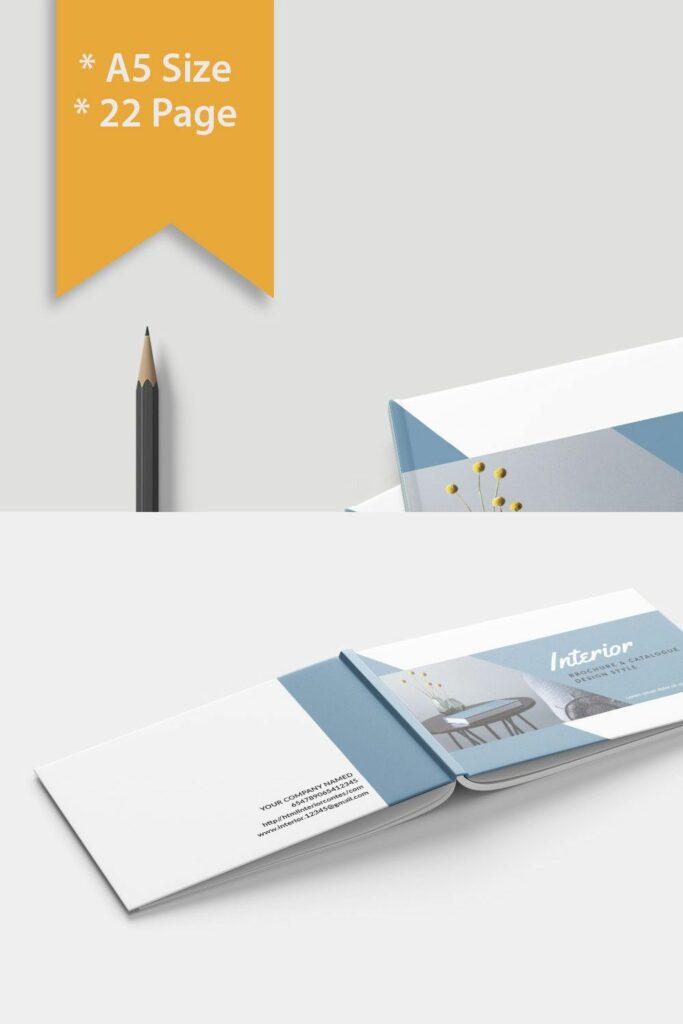 A5 INTEERIOR - Brochure Template – MasterBundles