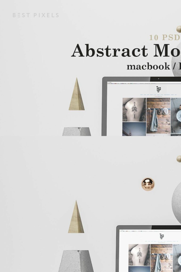 Abstract Mockup Set – MasterBundles