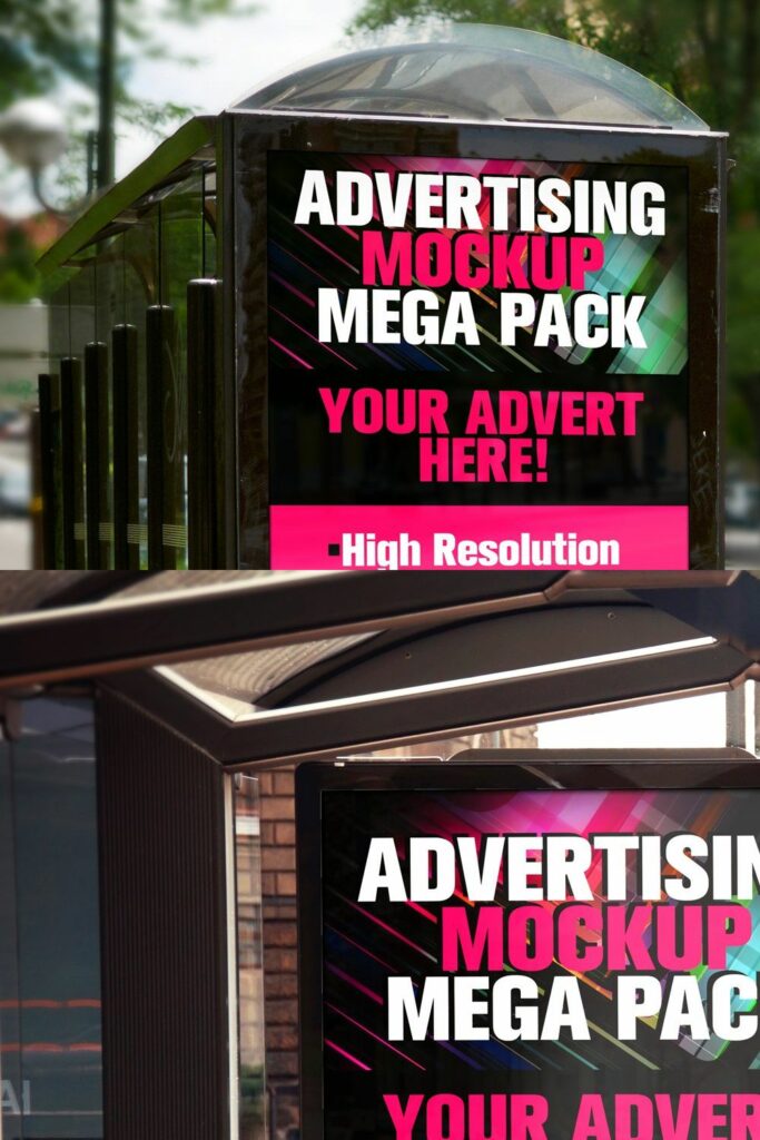 Advertising Mockup – MasterBundles
