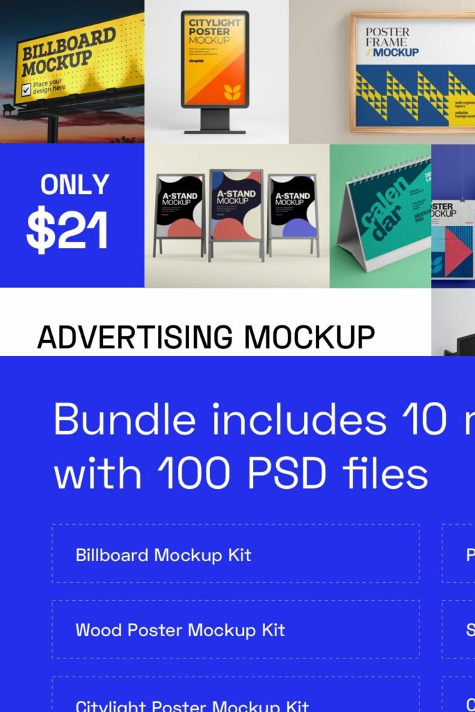 Advertising Mockup Bundle – MasterBundles
