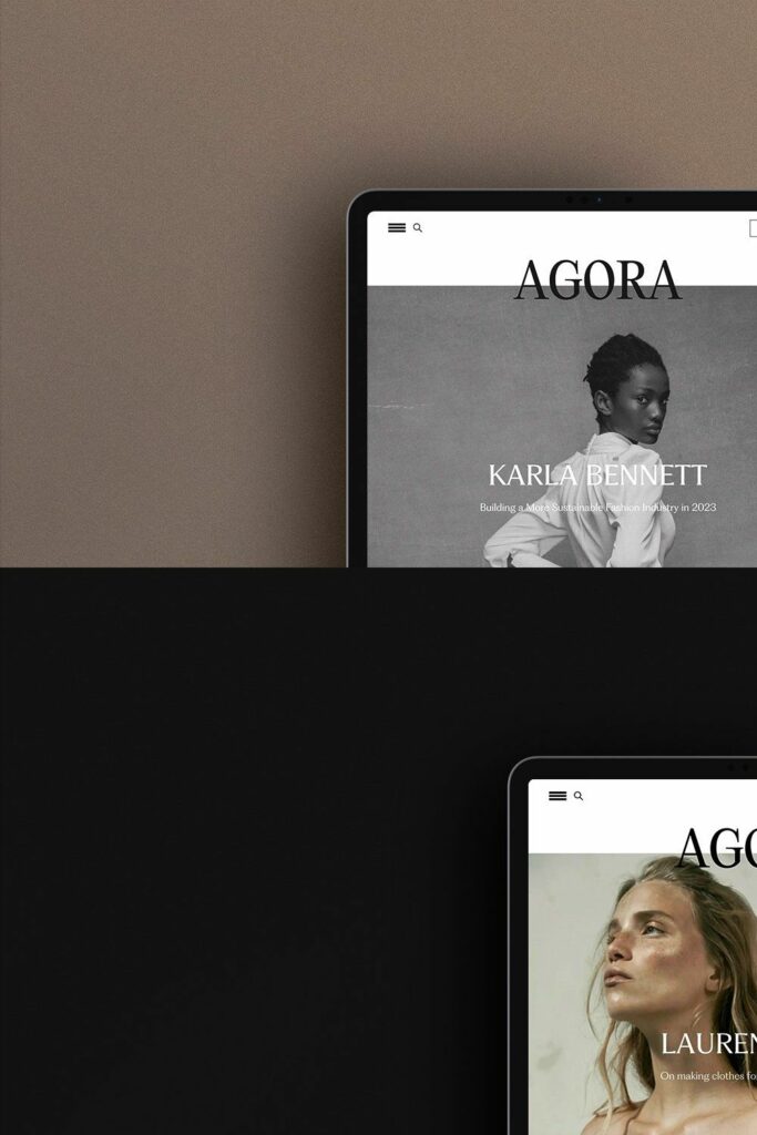 AGORA / Device Mockups – MasterBundles