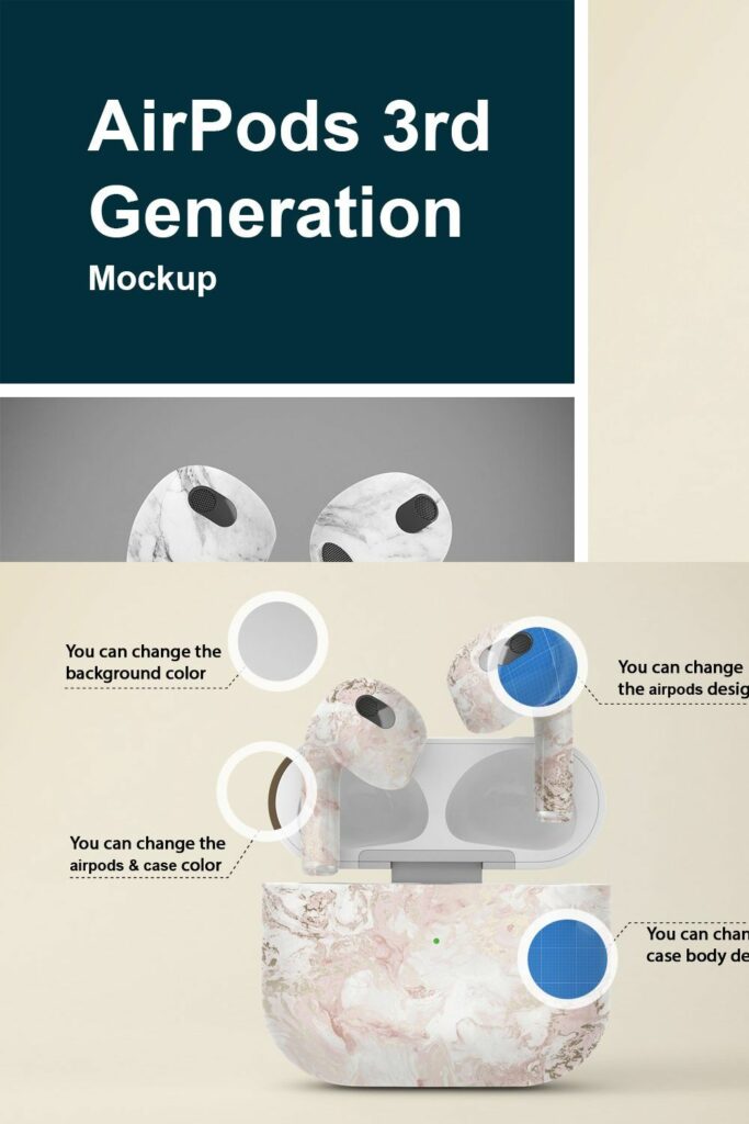 AirPods 3rd Generation Mockup – MasterBundles