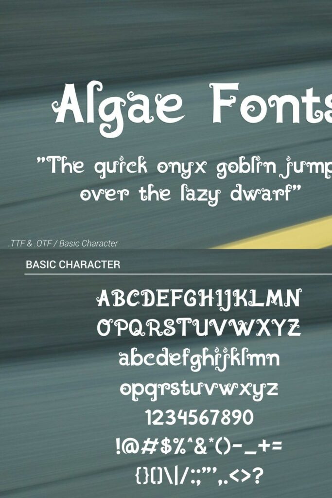 Algae Fonts - Fantasy – MasterBundles