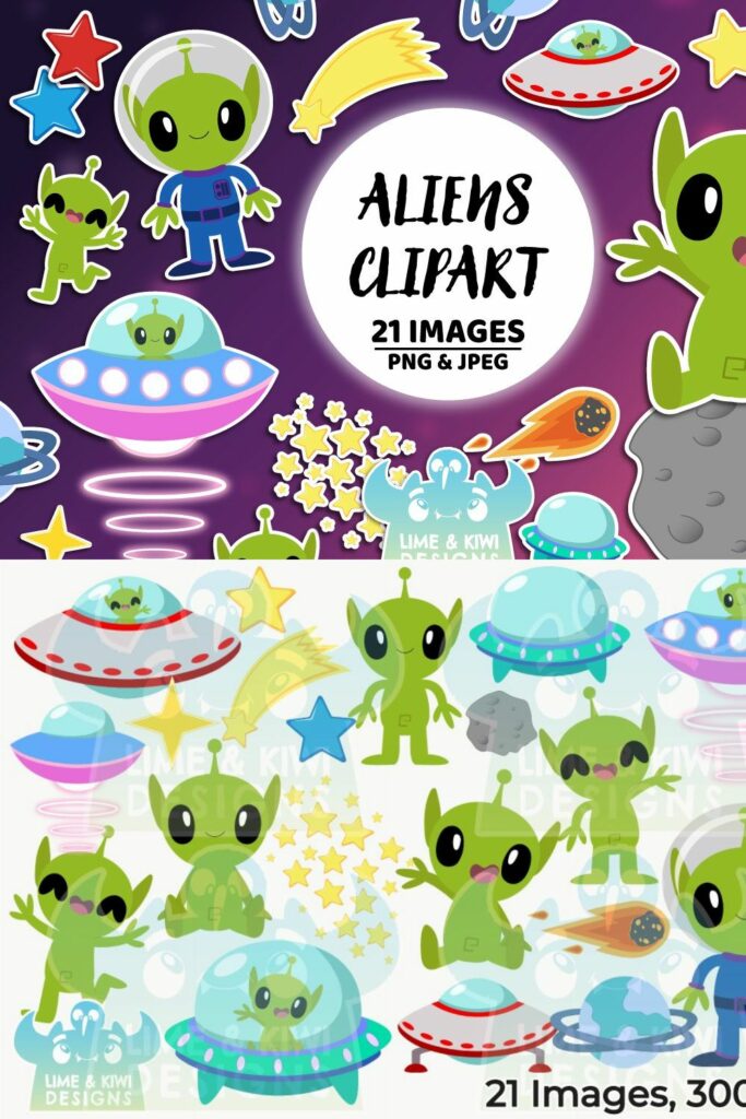 Aliens Clipart – MasterBundles