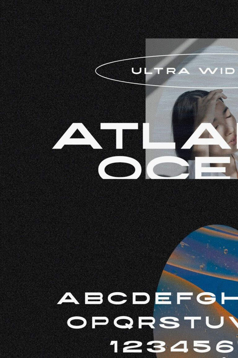 Atlantic Ocean | Ultra Wide Font – MasterBundles