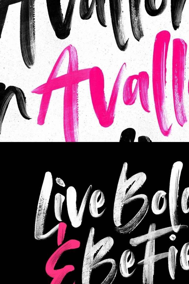 Avallon OpenType-SVG Font – MasterBundles