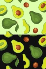 Avocado Fruit Seamless Pattern – MasterBundles