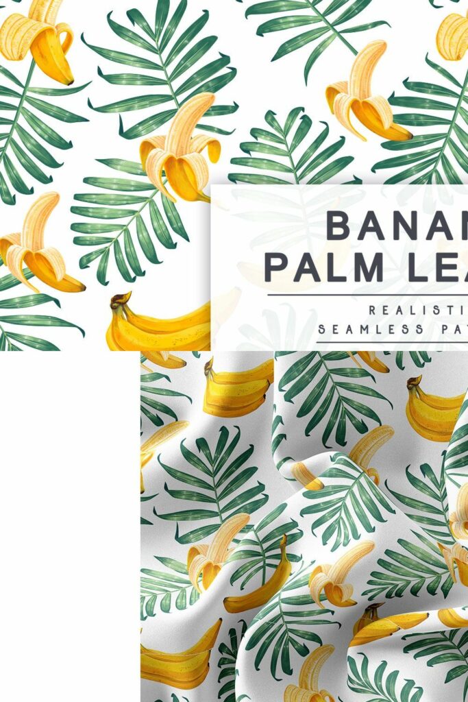 "Banana Palm Leaves" Pattern – MasterBundles