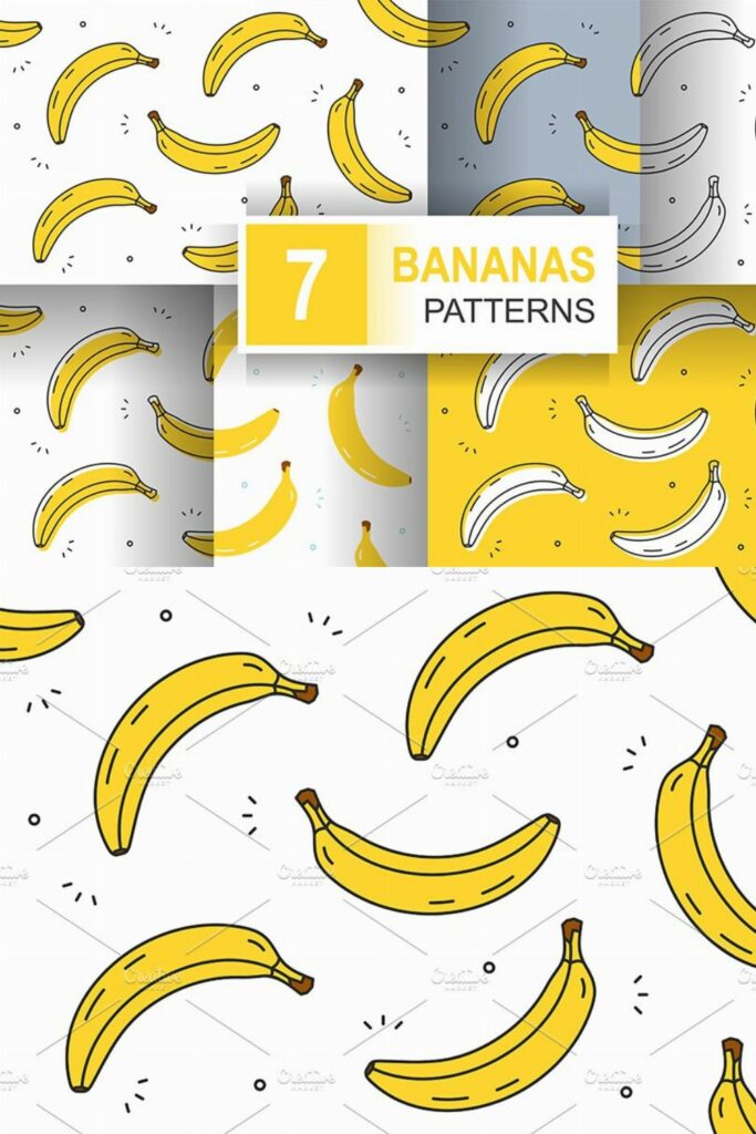 Bananas patterns – MasterBundles