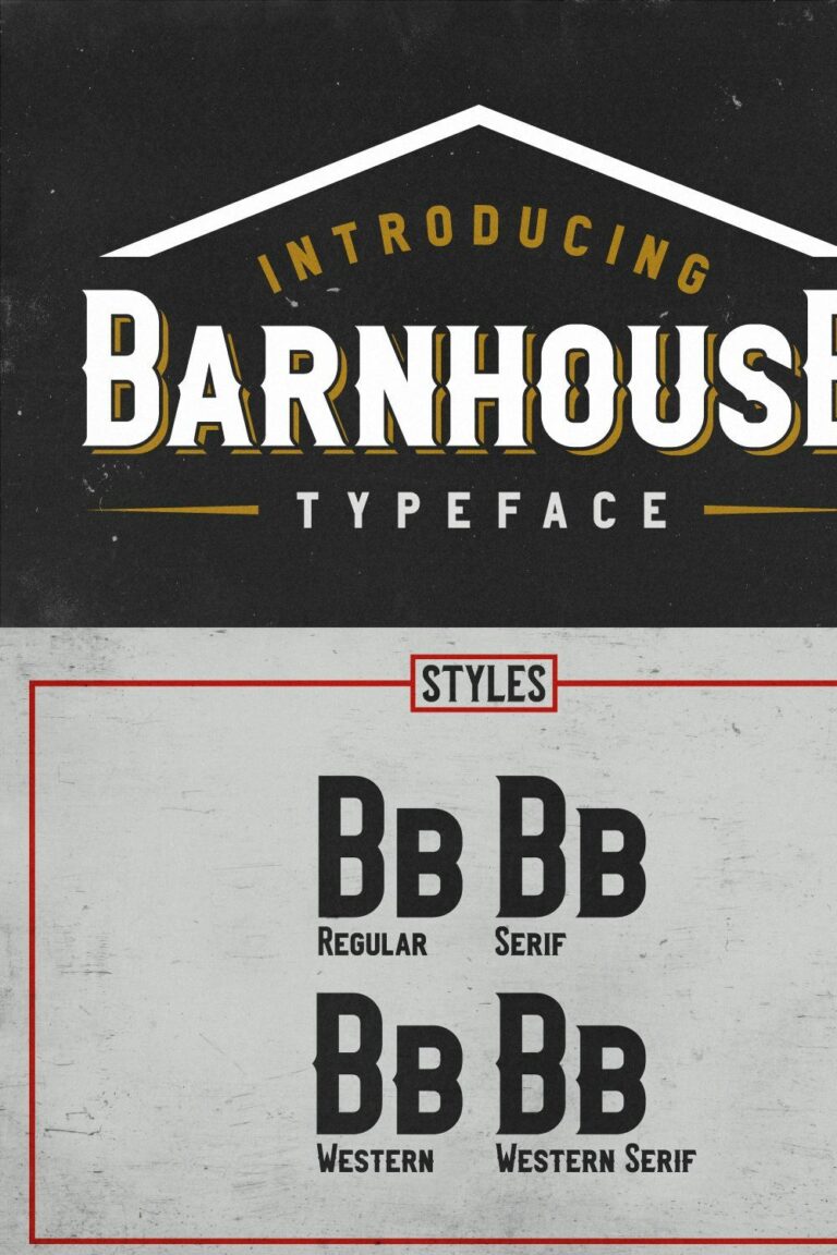 Barnhouse Typeface – MasterBundles