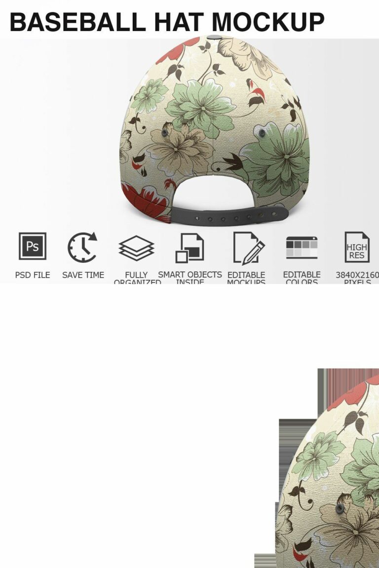 Baseball Hat Mockup 04 – MasterBundles
