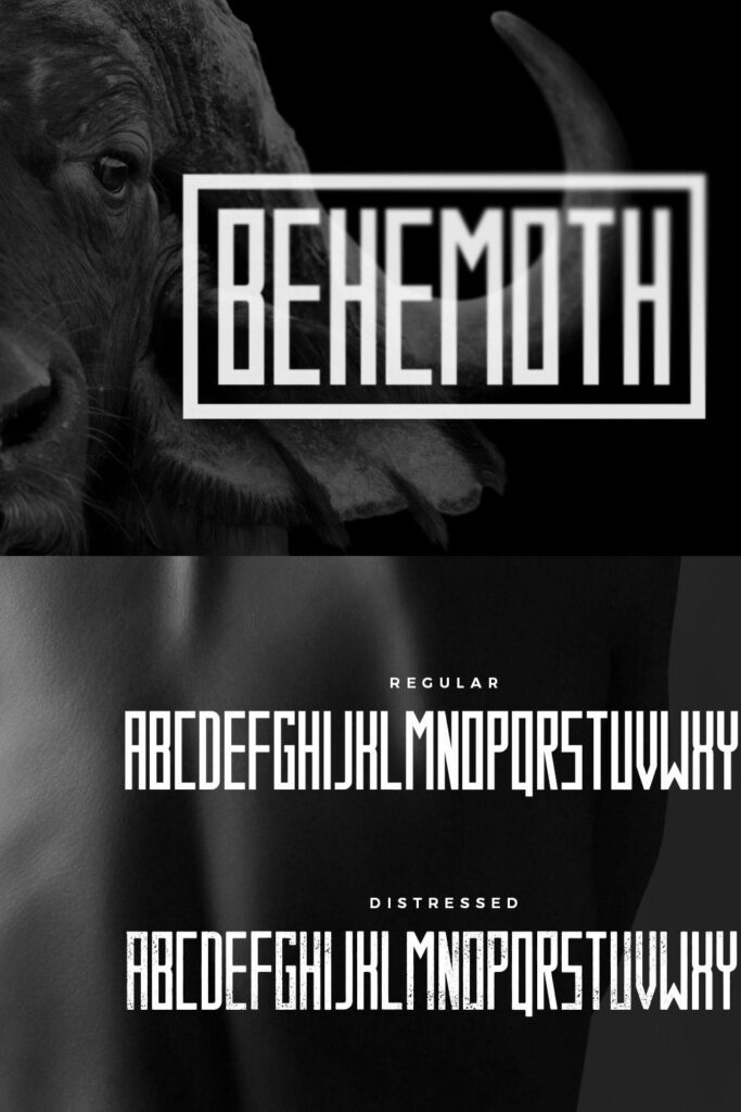 Behemoth Typeface – MasterBundles