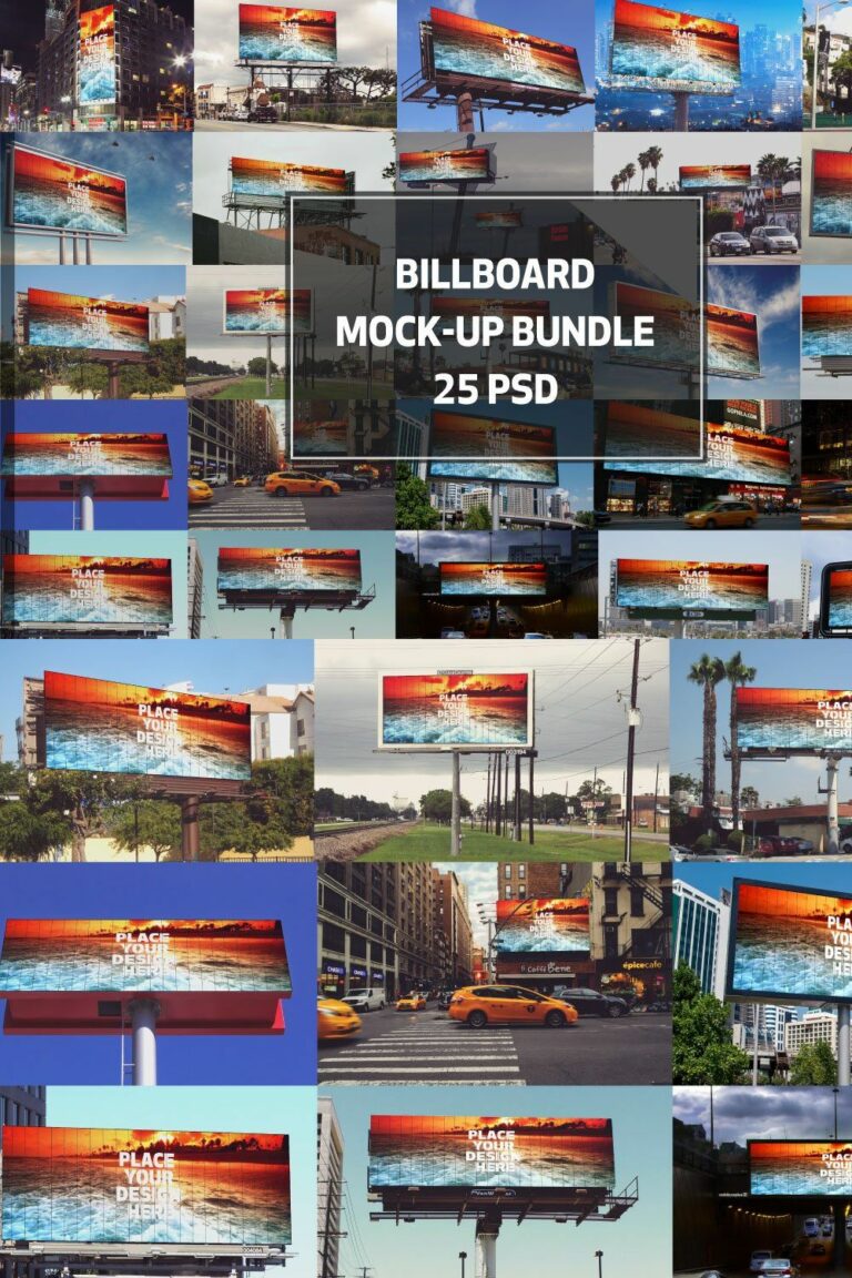 Billboard Mock-up Bundle #1 – MasterBundles