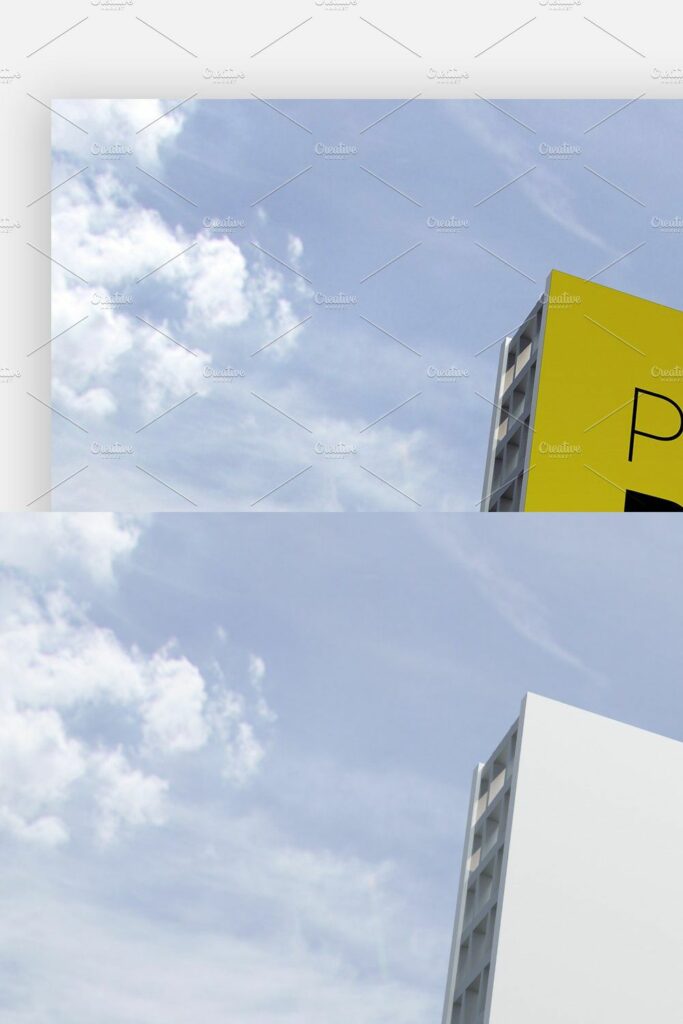 Billboard Sign Mockup Side View – MasterBundles