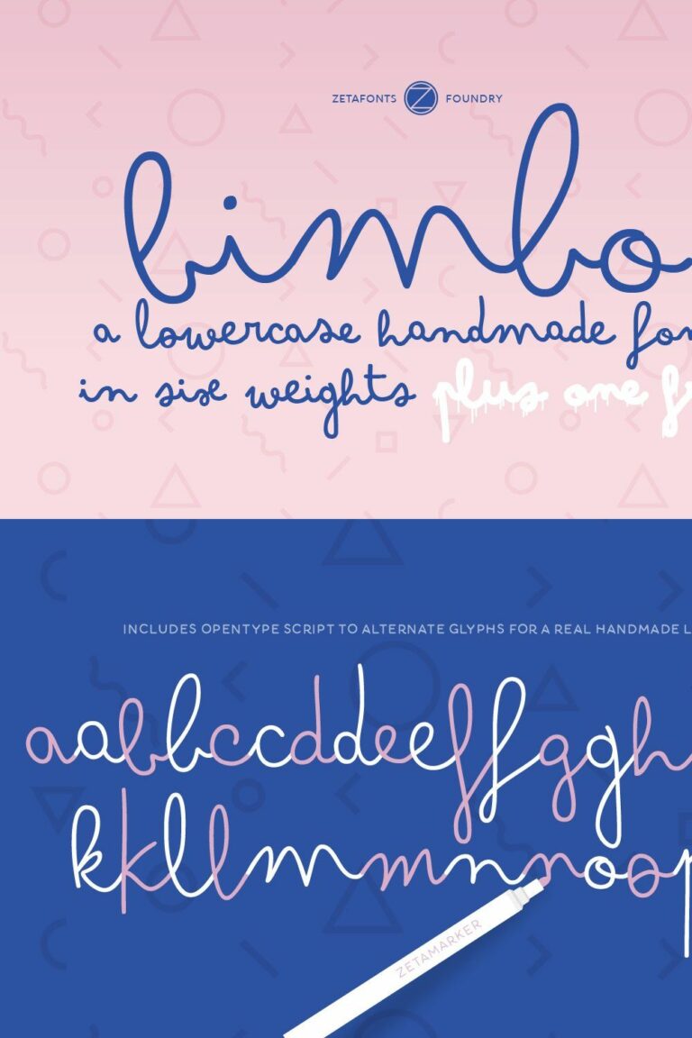 Bimbo - 7 fonts – MasterBundles