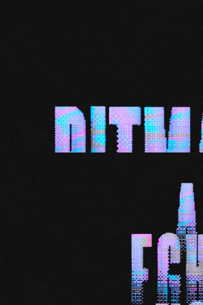 BITMAP TYPE - RETRO VHS TYPEFACE – MasterBundles