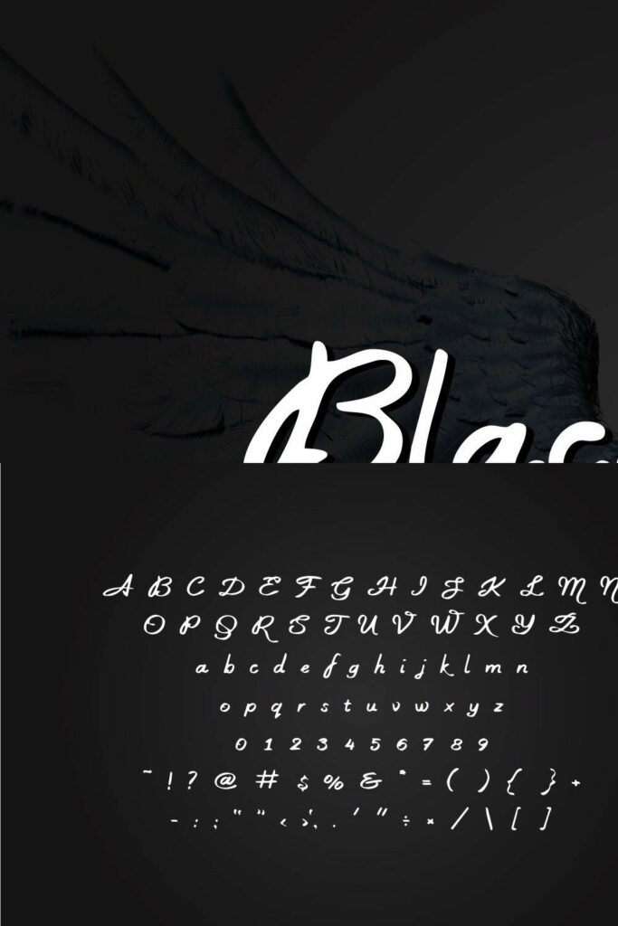 Black Fairy - Script Font – MasterBundles
