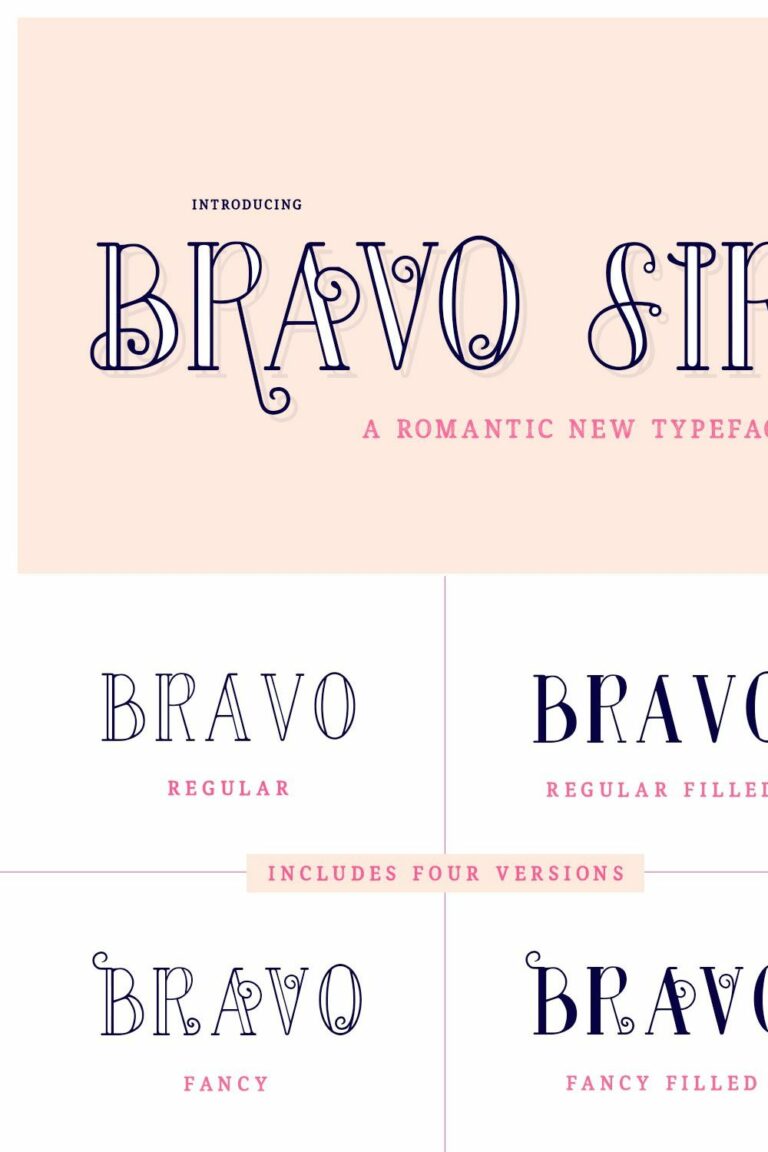 Bravo Sir Font Family – MasterBundles