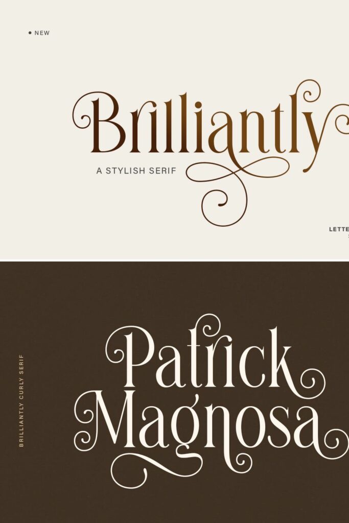 Brilliantly - A Stylish Serif – MasterBundles