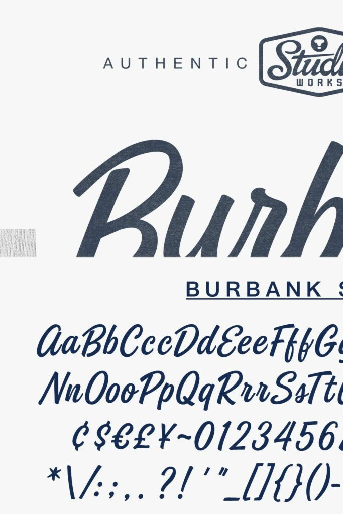 Burbank | Retro Script! – MasterBundles