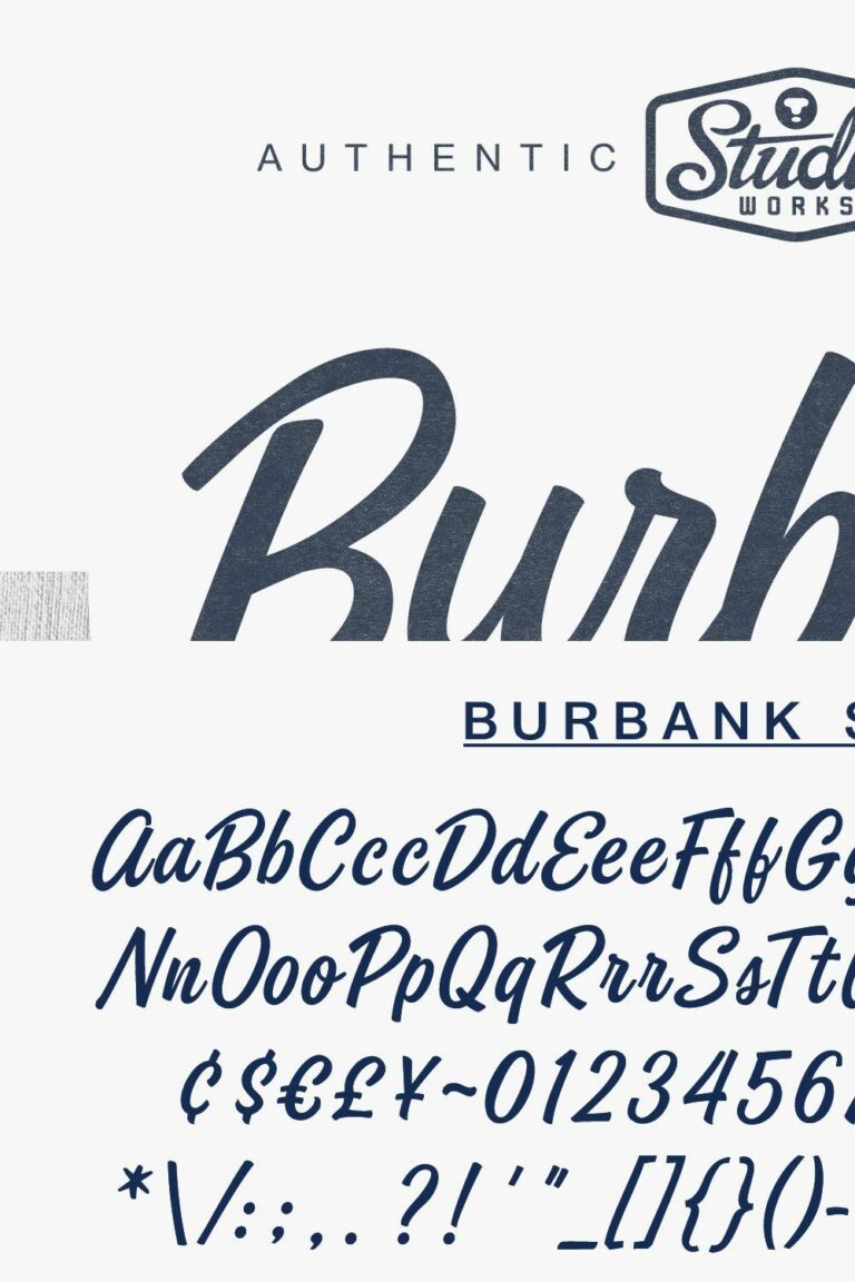 Burbank | Retro Script! – MasterBundles