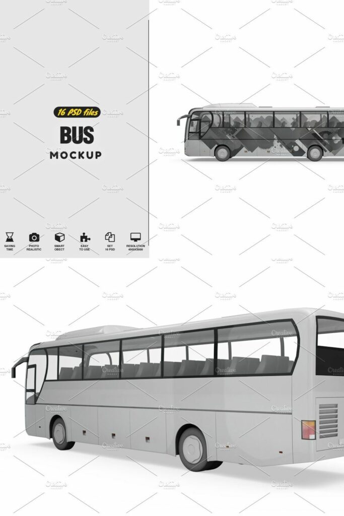 Bus Mockup – MasterBundles