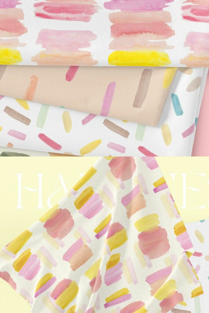 Candy Bar Watercolor Patterns – MasterBundles