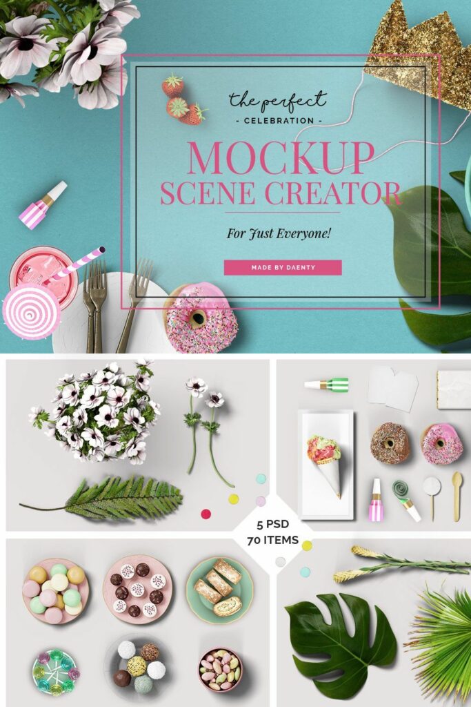 Celebration - Mockup Scene Creator – MasterBundles