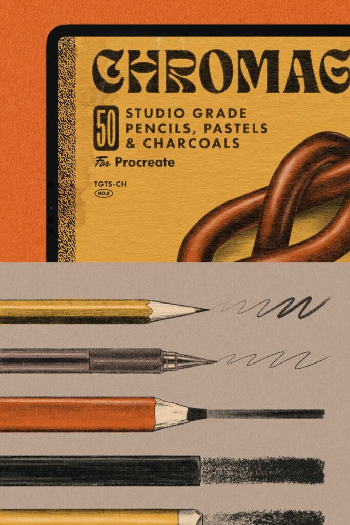 Chromagraph Pencils for Procreate – MasterBundles