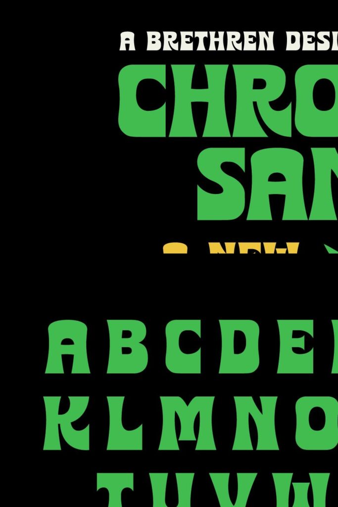 Chronic Sans Display Font – MasterBundles