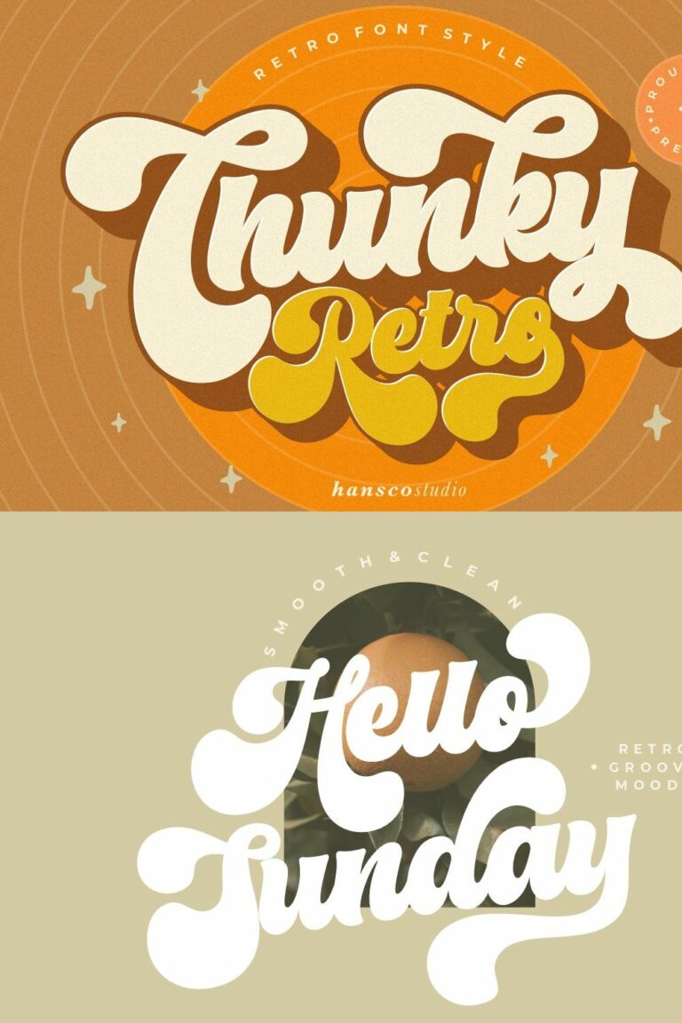 Chunky Retro Font – MasterBundles