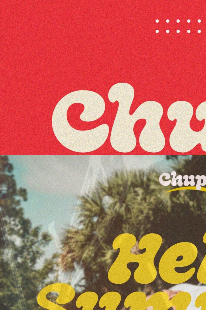 Chups - Groovy Retro Font – MasterBundles