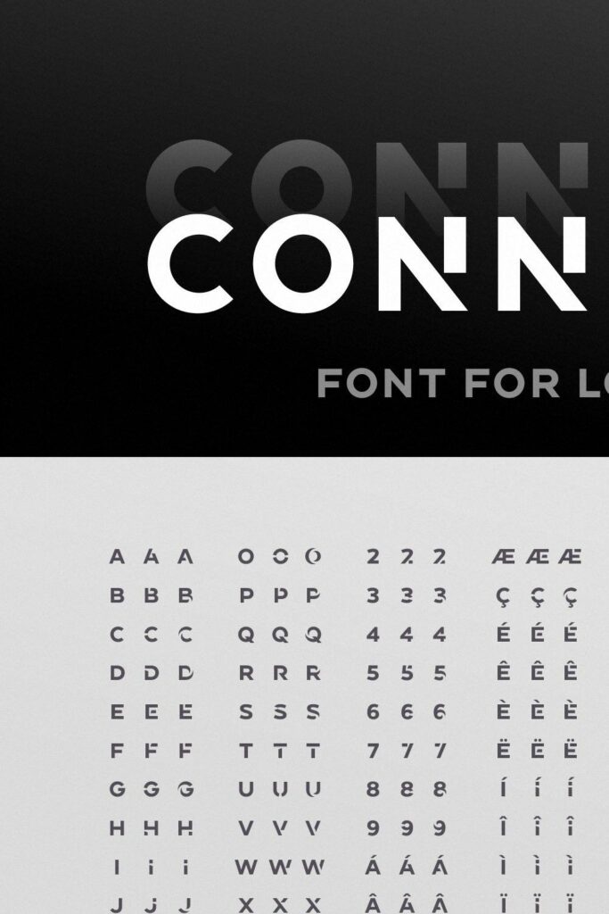 Connect Bold+Black - Font For Logos – MasterBundles